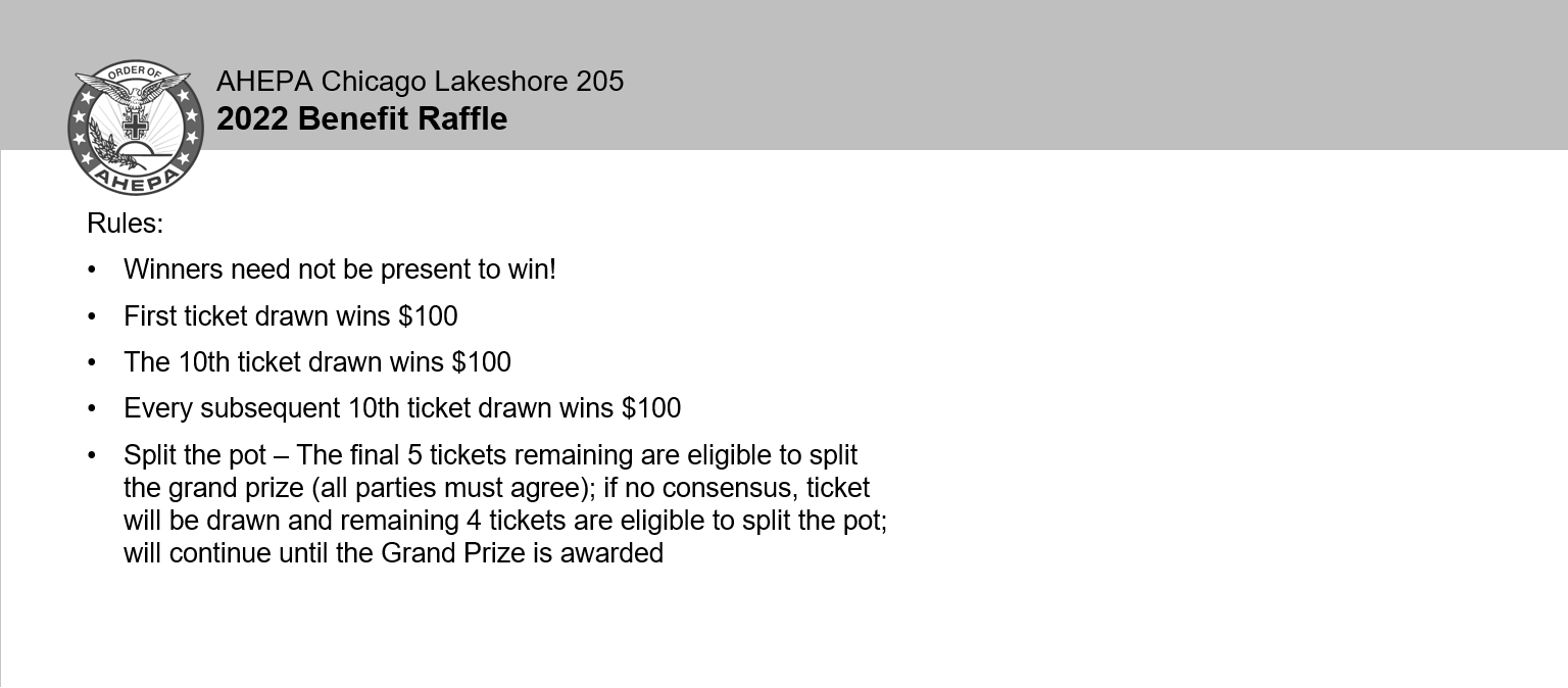 Wine Night Benefit – AHEPA Chicago Lakeshore Chapter #205